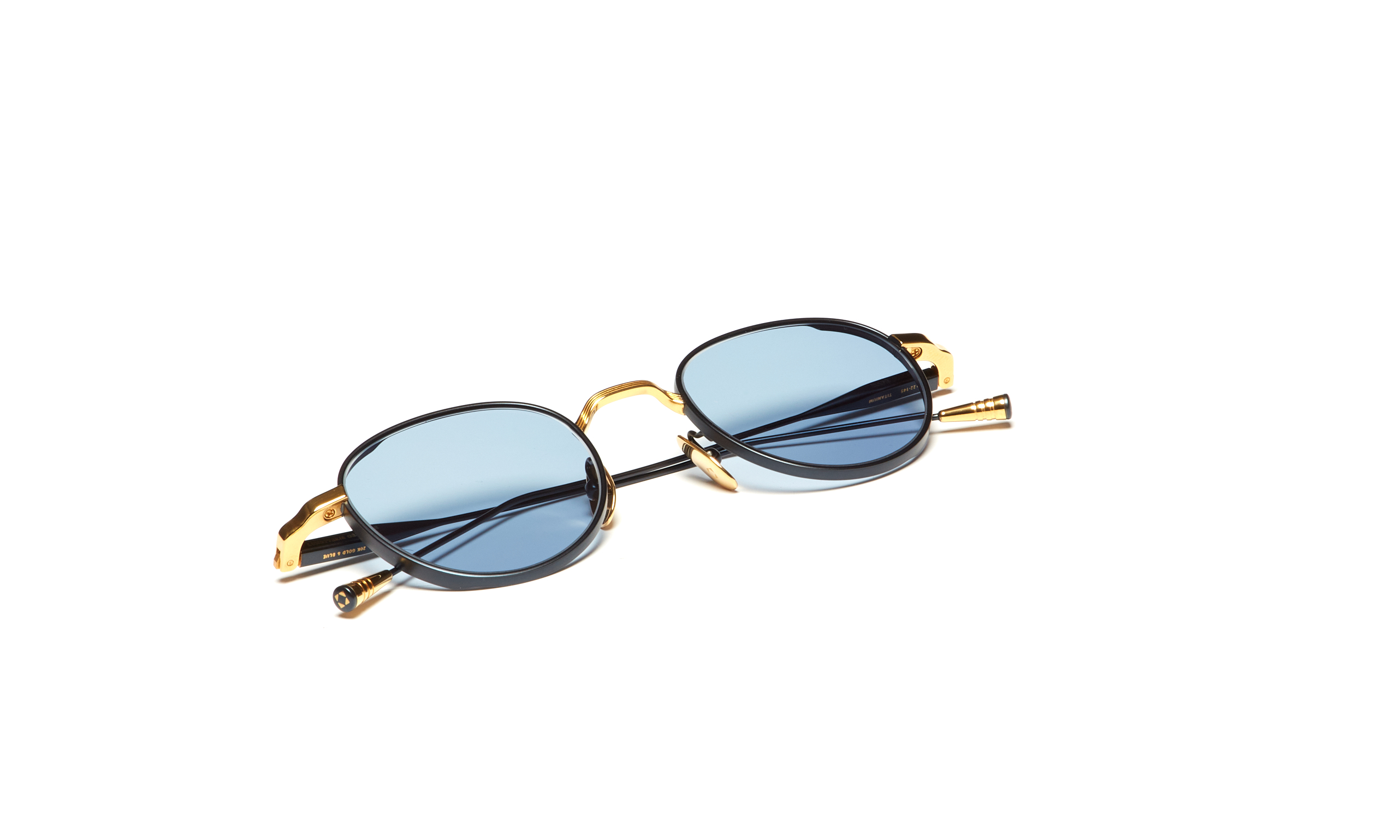 Lunetterie Générale Café Racer • 18K Gold Blue • specs.berlin